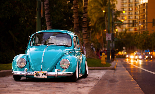 VW Bug Aqua Blue – Koch's
